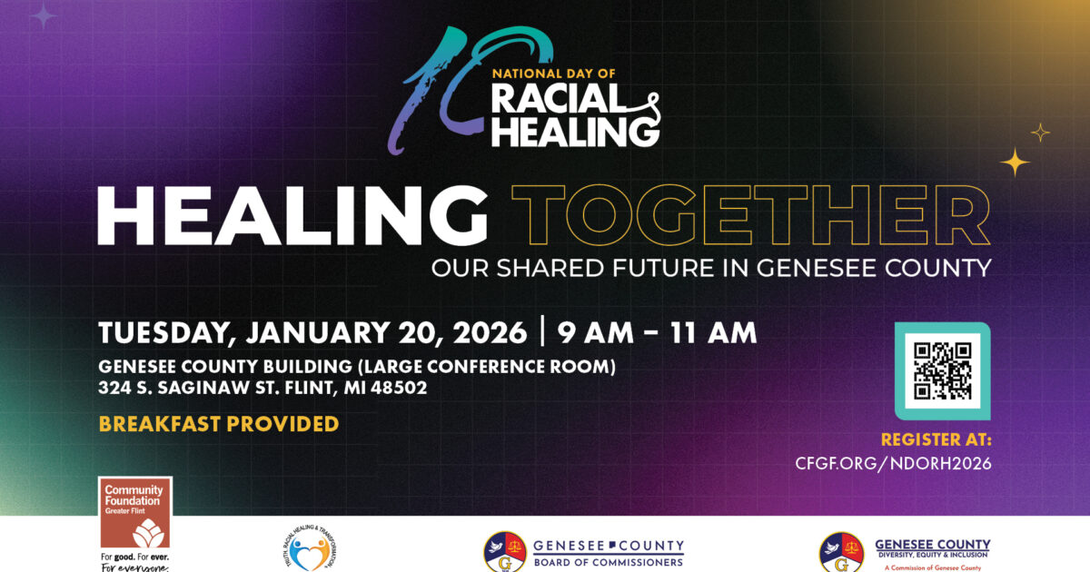 Community Foundation of Greater Flint | Healing Together: Our Shared…